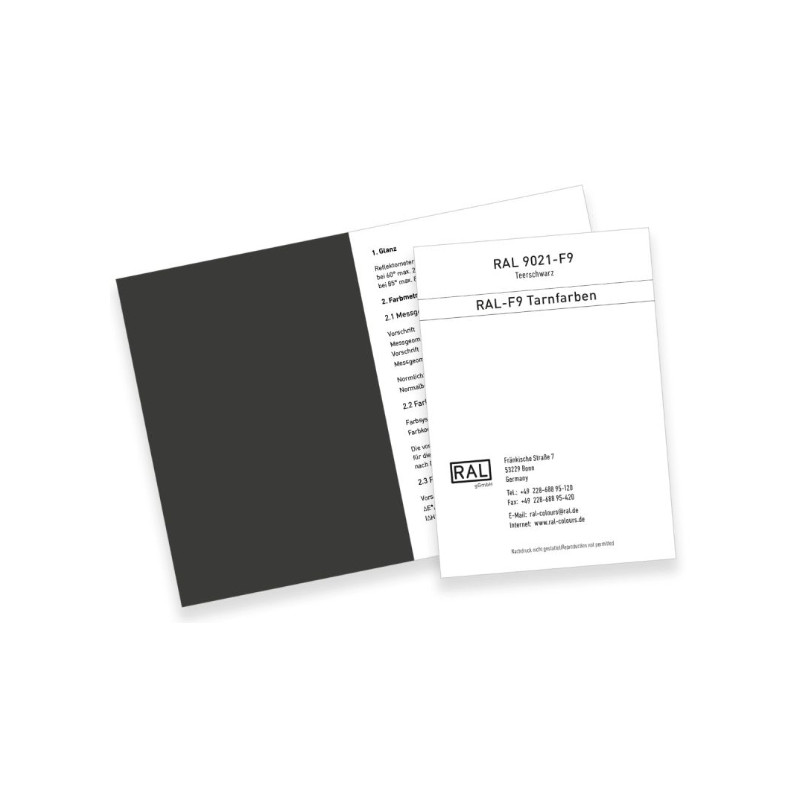 RAL F9 - Jednotlivé štítky military